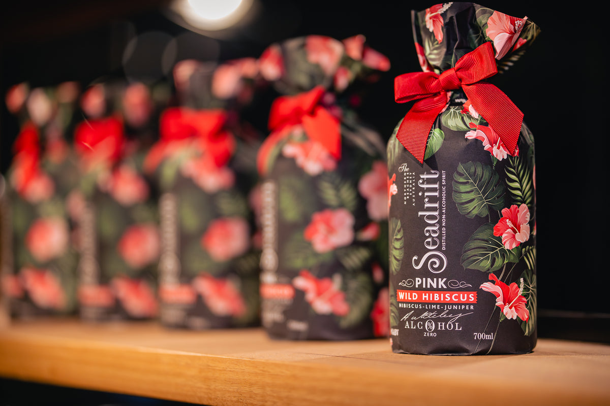 Seadrift Wild Hibiscus Non-Alcoholic Pink Gin – Seadrift Distillery Non ...