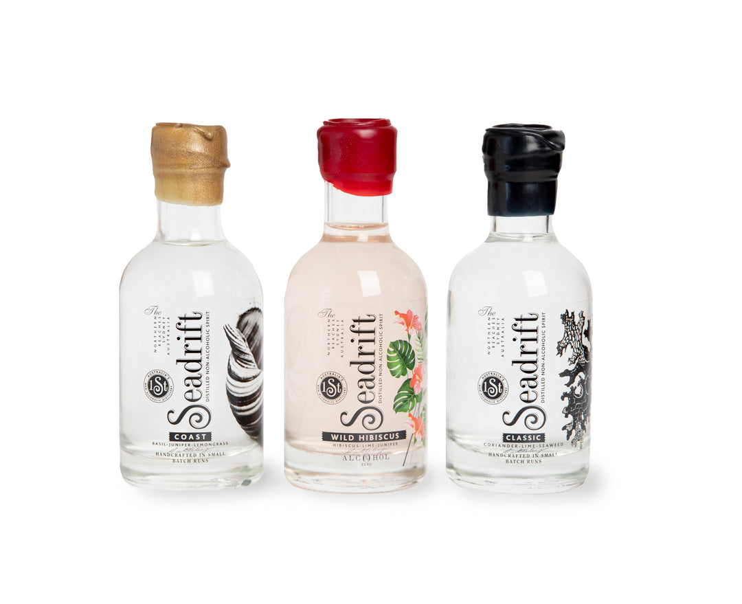 Seadrift Non-Alcoholic Spirits Tasting Pack – Seadrift Distillery Non ...